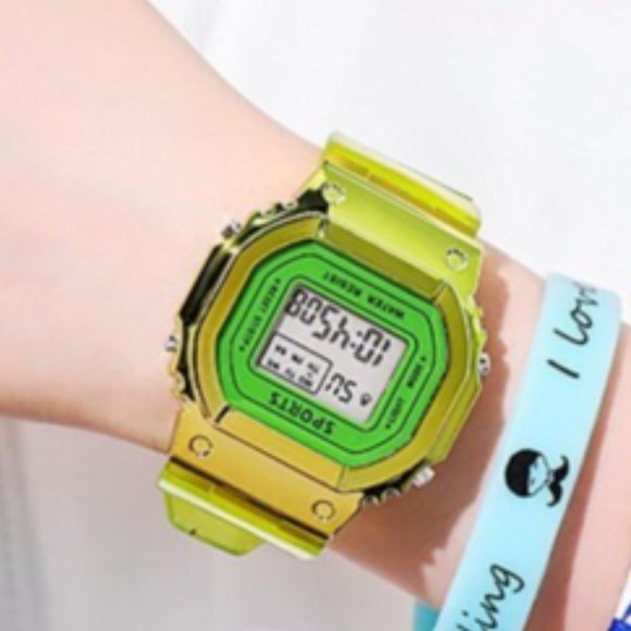 Accessories | New Womens Green Digital Sports Watch | Poshmark